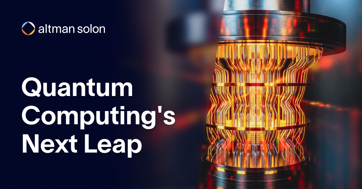 Charting a Path to Maturity with Quantum Computing | Altman Solon